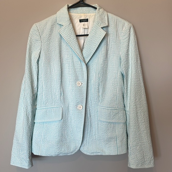 J Crew Seersucker Suit